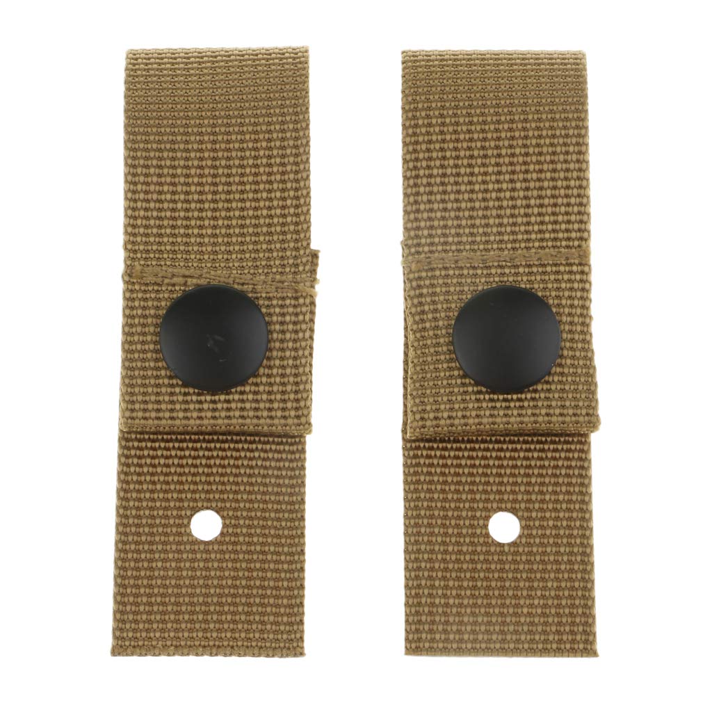 Amazon | CUTICATE 8 ACHヘルメット ゴーグルリ ストラップ 固定バンド 2本, 褐色 | タクティカルヘルメット 通販