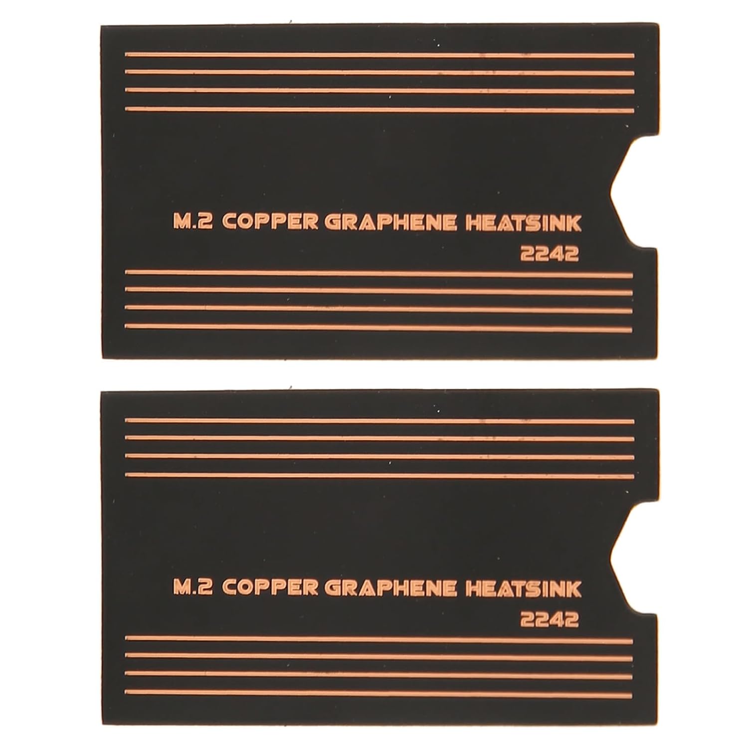 Amazon.com: 2 Pcs 2242 SSD Thermal Pad, M.2 2242 SSD Heatsink Copper ...