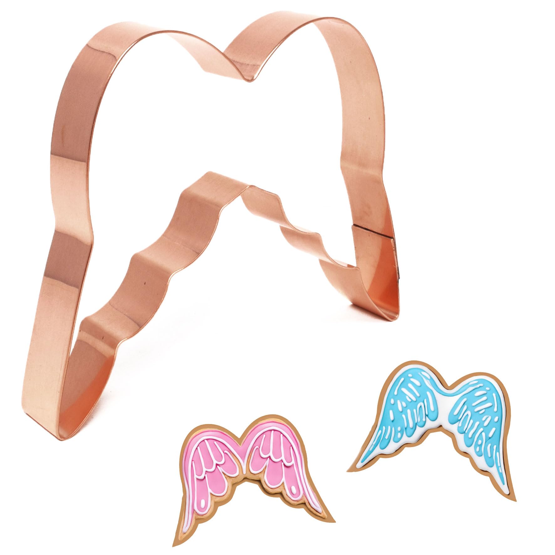 Amazon.com: Angel Wings Cookie Cutter 5 x 3.5 inches, Handcrafted ...