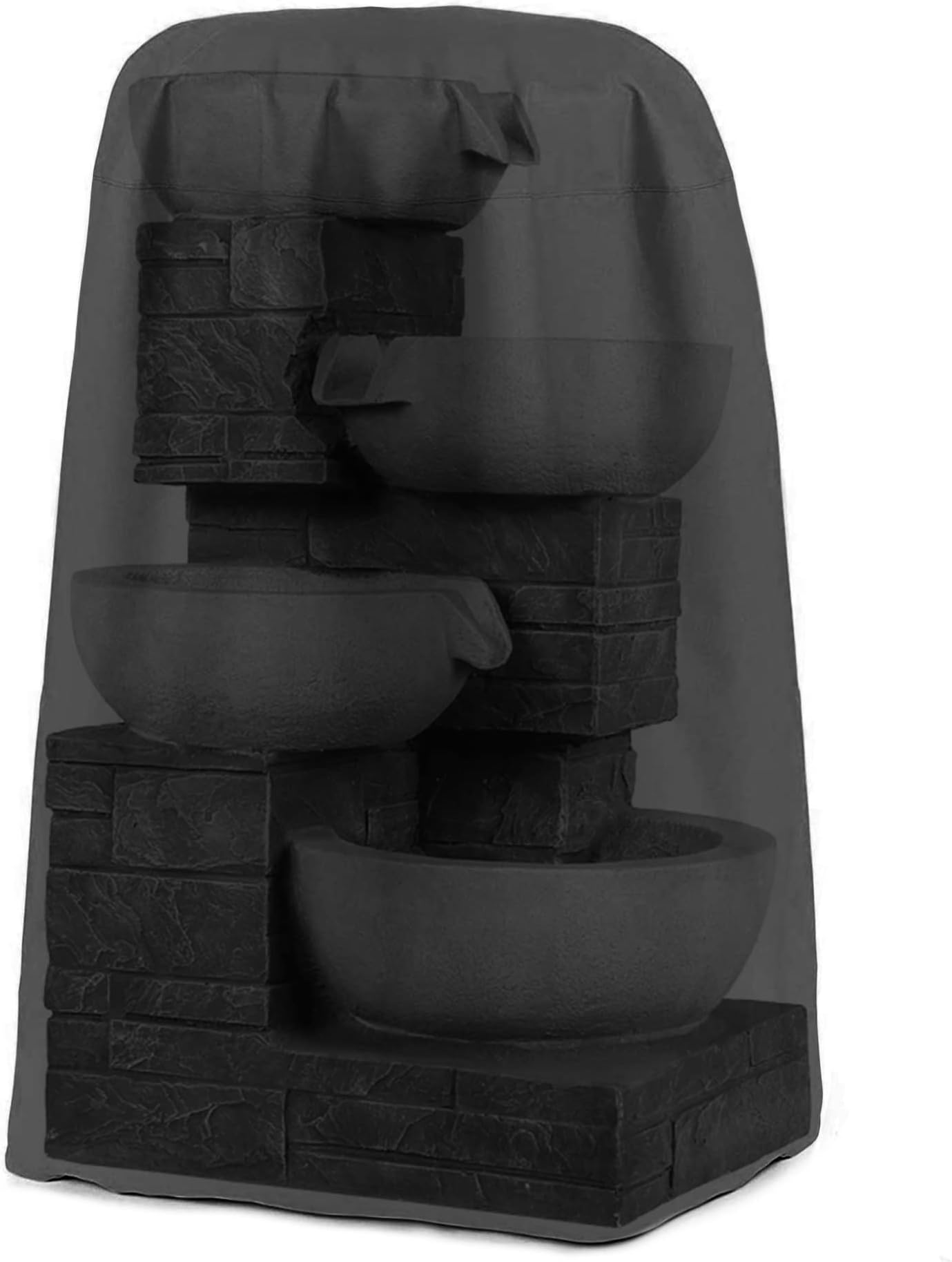 Amazon.com : SOKINGCOVER Garden Fountain Cover, 24" Dx18 H, Outdoor ...