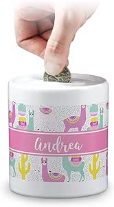 Amazon.com: Personalized Llamas Coin Bank : Toys & Games