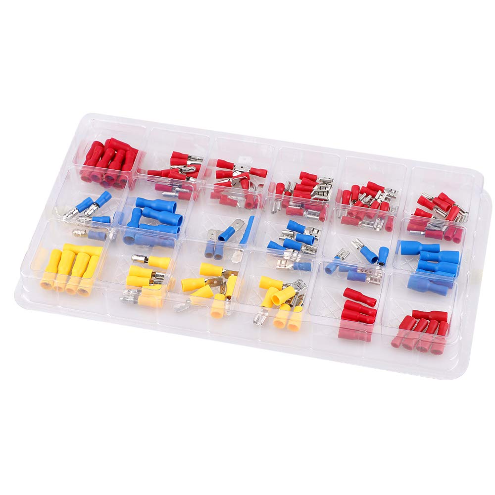 Buy 120pcs 18 Types of Connectors and Wire Termination Connectors in ...