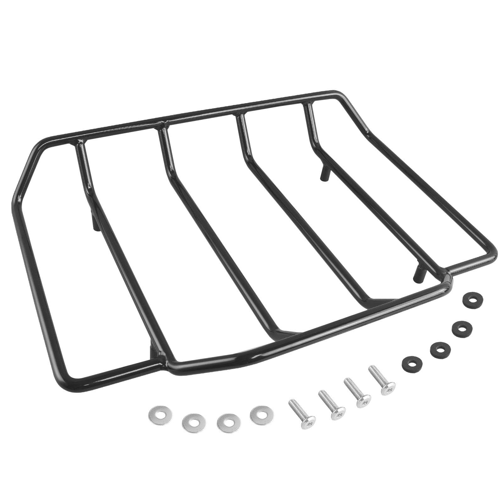 Amazon.com: AAA Autos Tour Pack Top Luggage Rack Motorcycle Trunk Rail ...