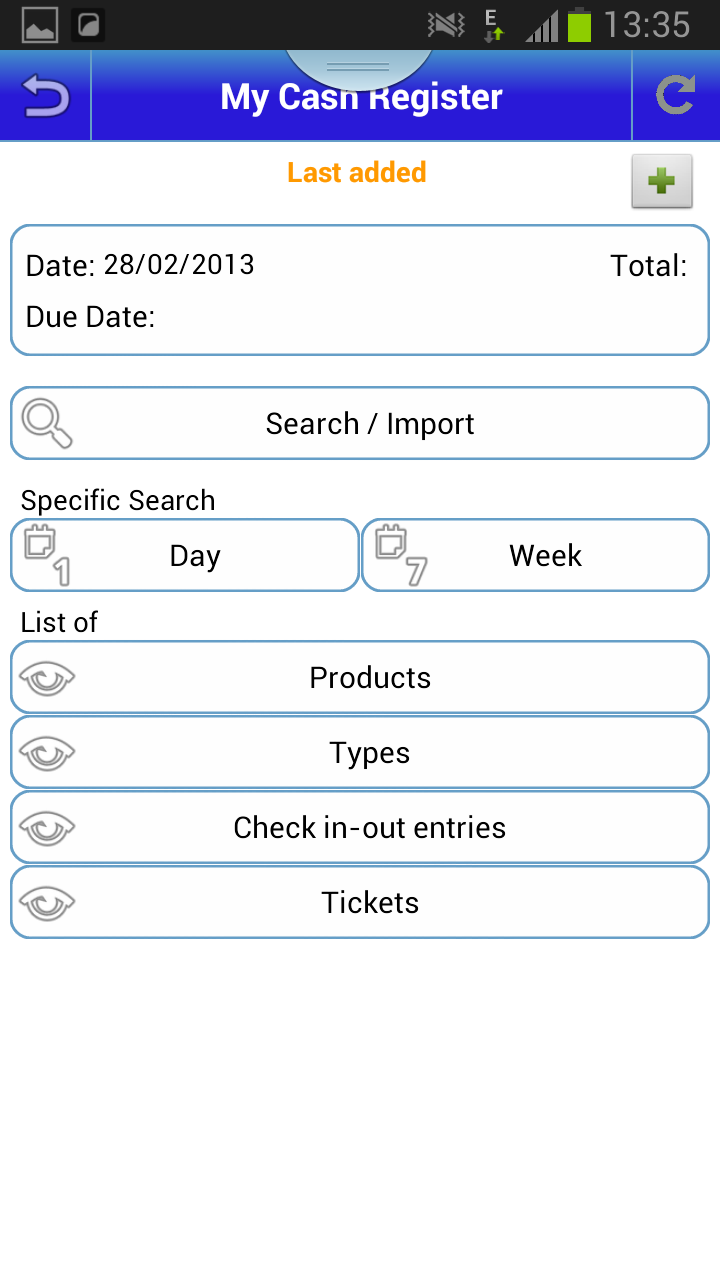 My Cash Register - Application sur Amazon Appstore