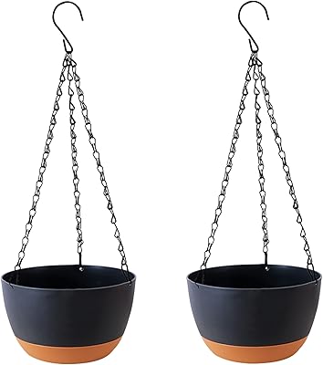 Amazon.com: Vanslogreen 8 Inch Hanging Planters for Indoor Outdoor ...