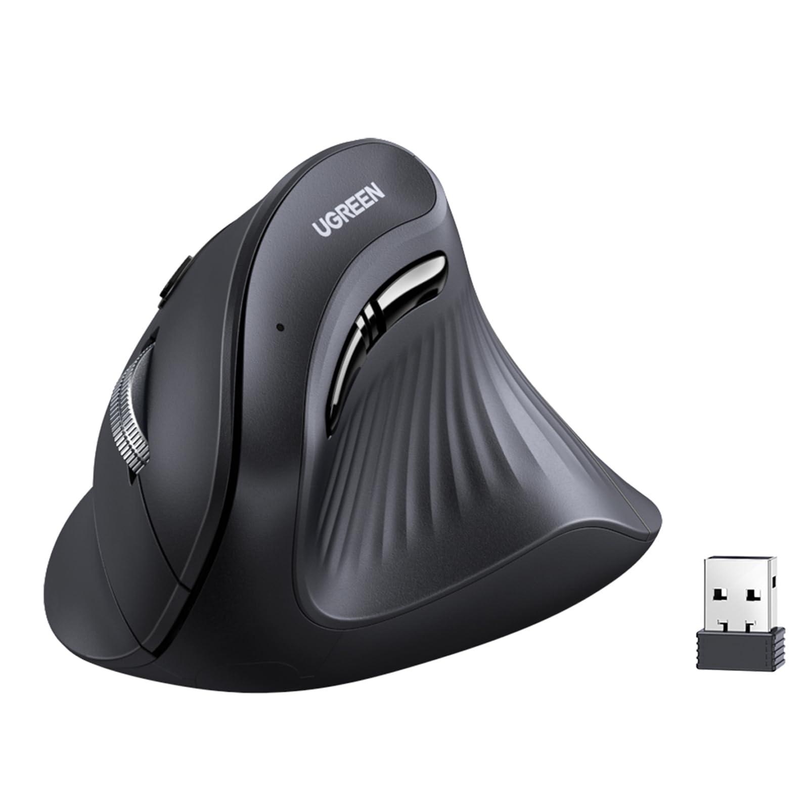 UGREEN Vertical Ergonomic Mouse, Bluetooth & 2.4G, Silent Quiet Clicks ...