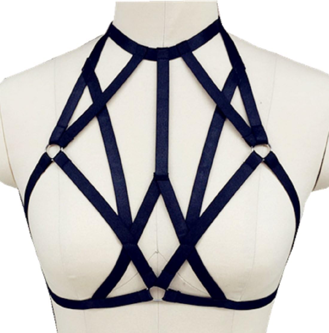 Amazon.com: Efashionmx Womens Sexy Strappy Harness Bra Belt: Clothing ...