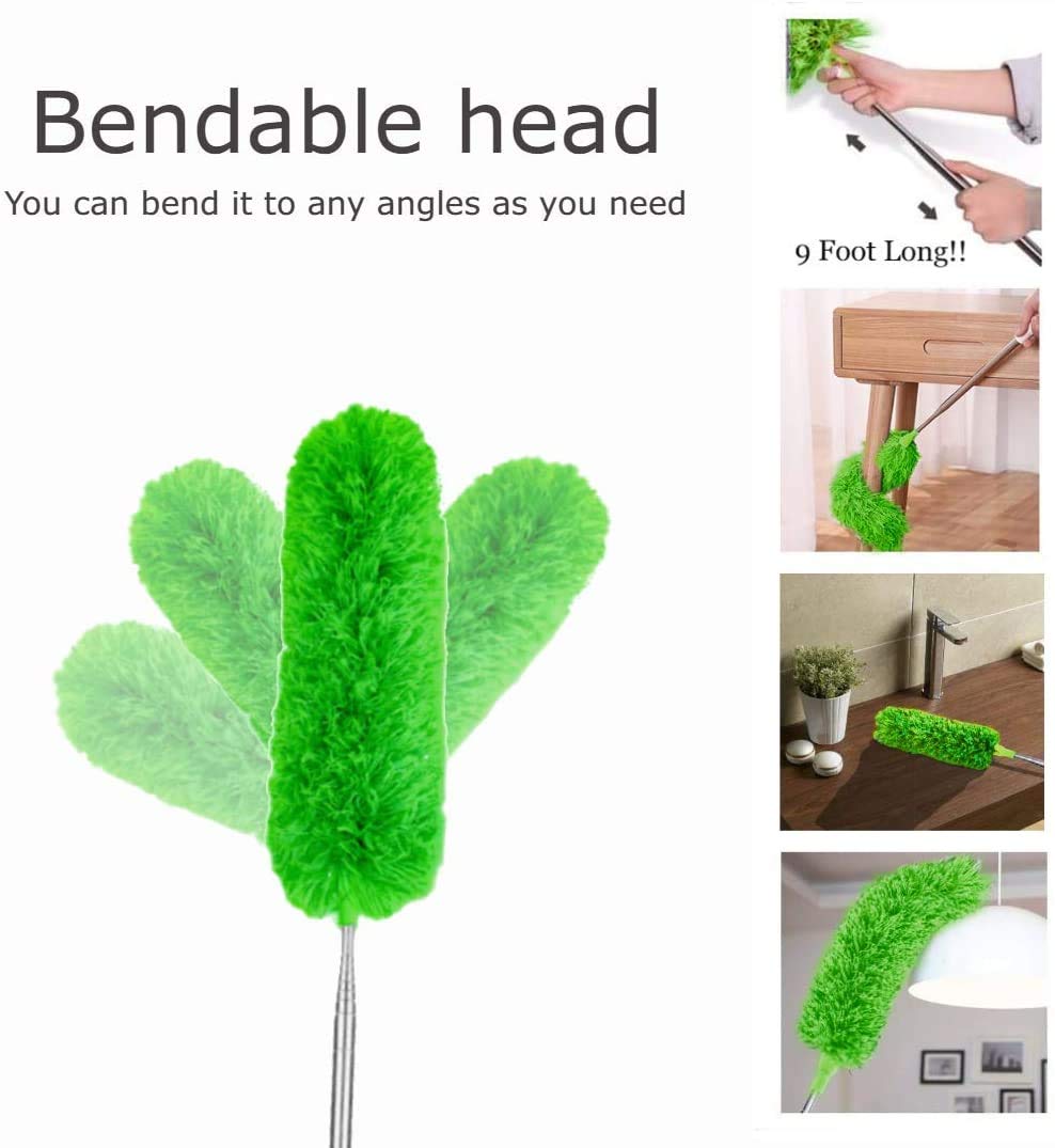 Buy Microfiber Dusters for Cleaning, Bendable Ceiling Fan Duster with ...