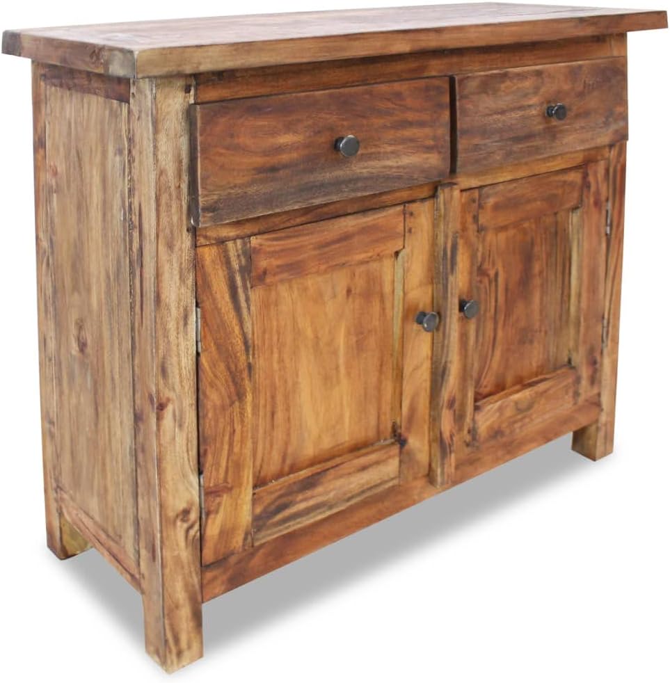 Amazon.com - DiMorture Distressed Sideboard Buffet Wooden Storage ...