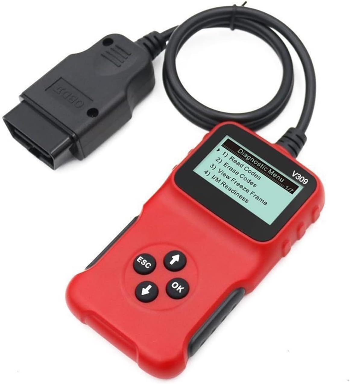 Dedbol OBD2 V309 Fahrzeugcode-Lesegerät, Automobil-Löschen/Zurücksetzen ...
