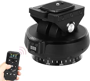 Motorized Tripod Head, pan tilt camera mount, Automatic Rotating ...