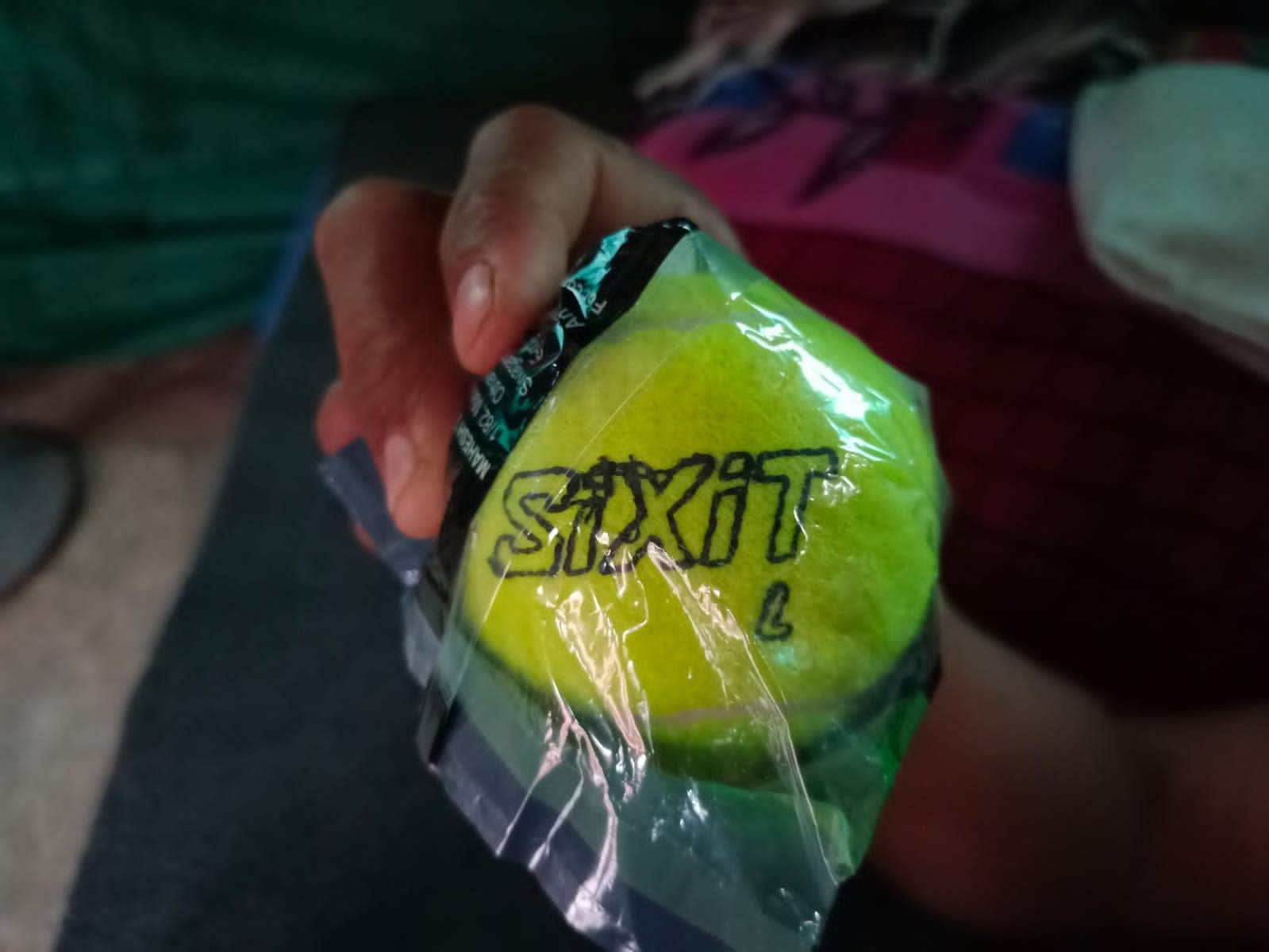 Sixit Lite Cricket Tennis Ball - Pack of 6, Green, Standard Size ...