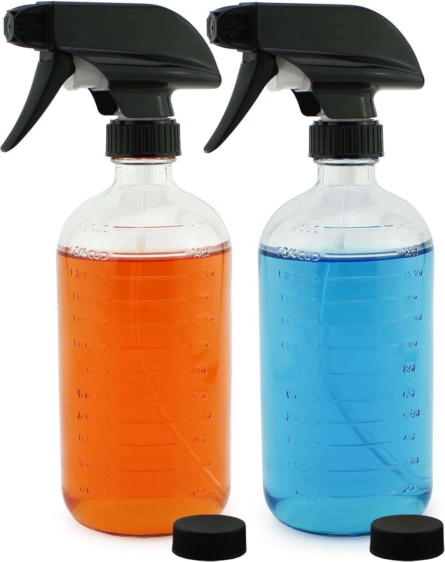 Amazon.com: Cornucopia 16-Ounce Clear Glass Spray Bottles with ...