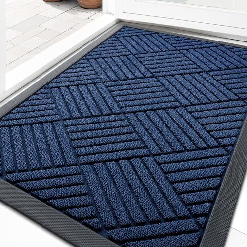Amazon.com: OLANLY Front Door Mat Outside Entrance 33x21, Absorbent ...