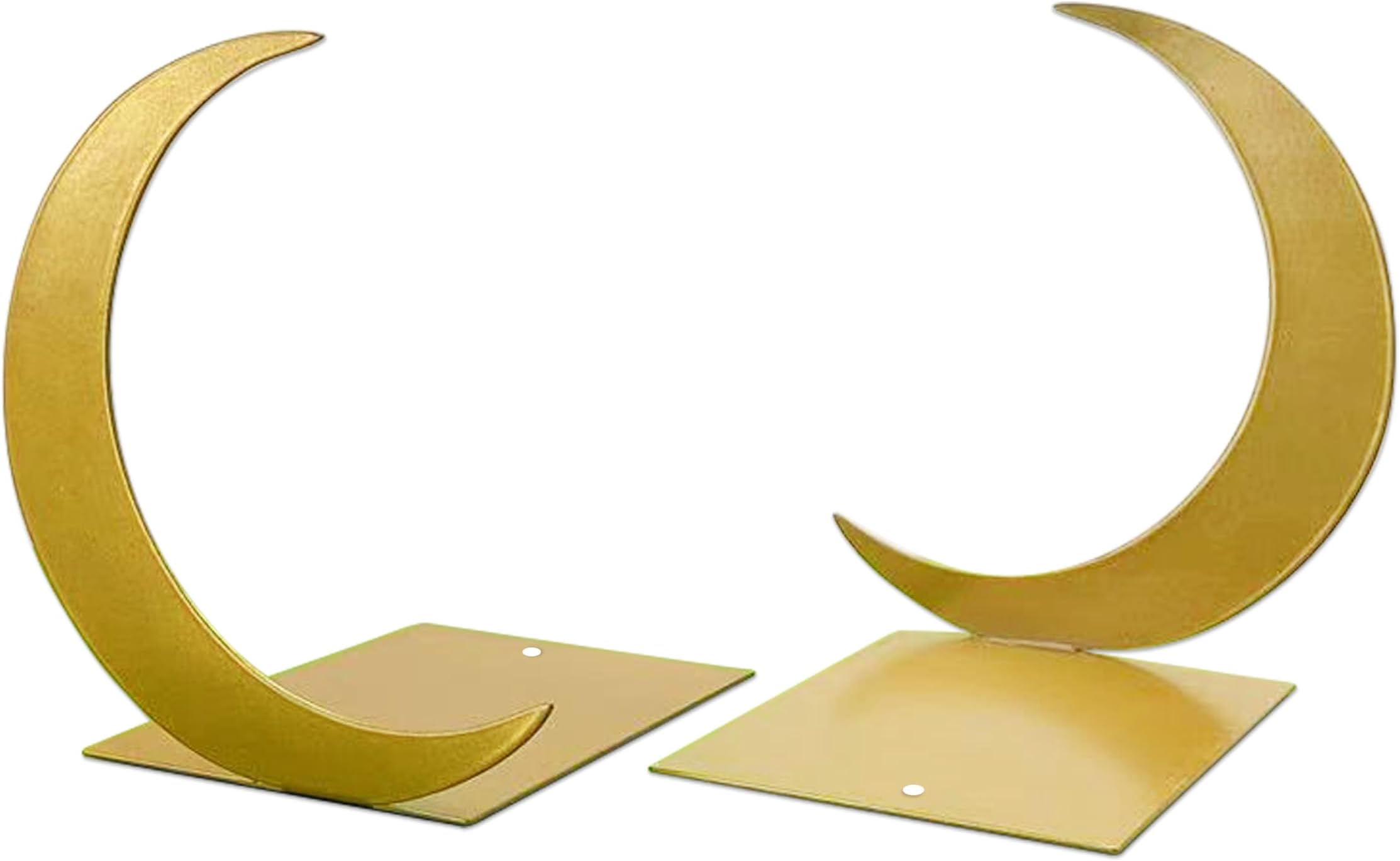 Amazon.com: Ecqizer Moon Bookend Gold Bookends Decorative Bookends Moon ...