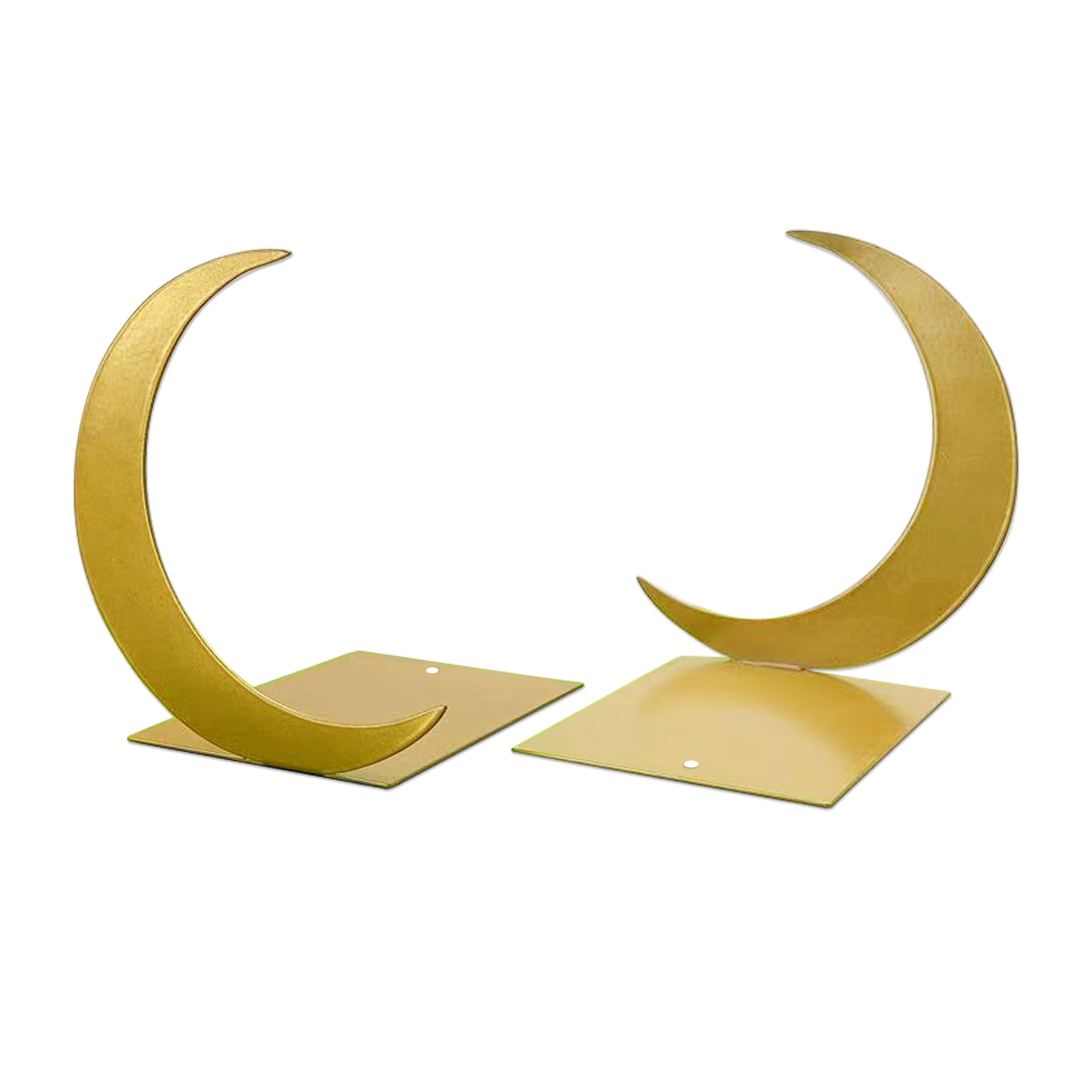 Amazon.com: Ecqizer Moon Bookend Gold Bookends Decorative Bookends Moon ...