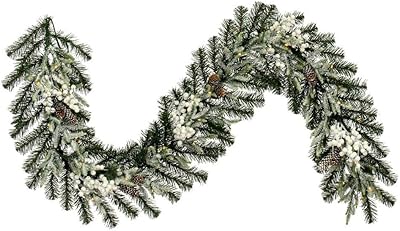 Amazon.com: Vickerman 9' x 12" Cheyenne Artificial Christmas Garland ...