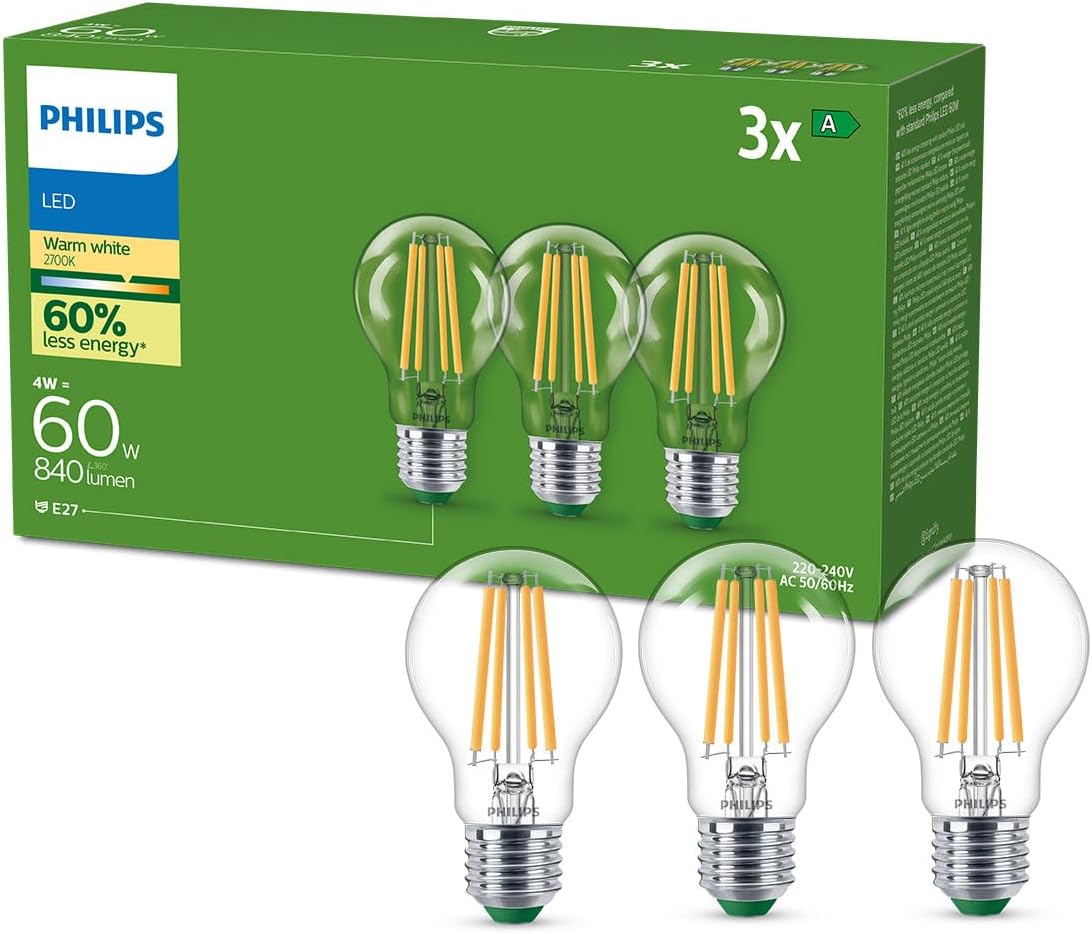 Philips LED Classic GU10 Lampen 6-er Pack (35 W), Reflektor LED Spots ...