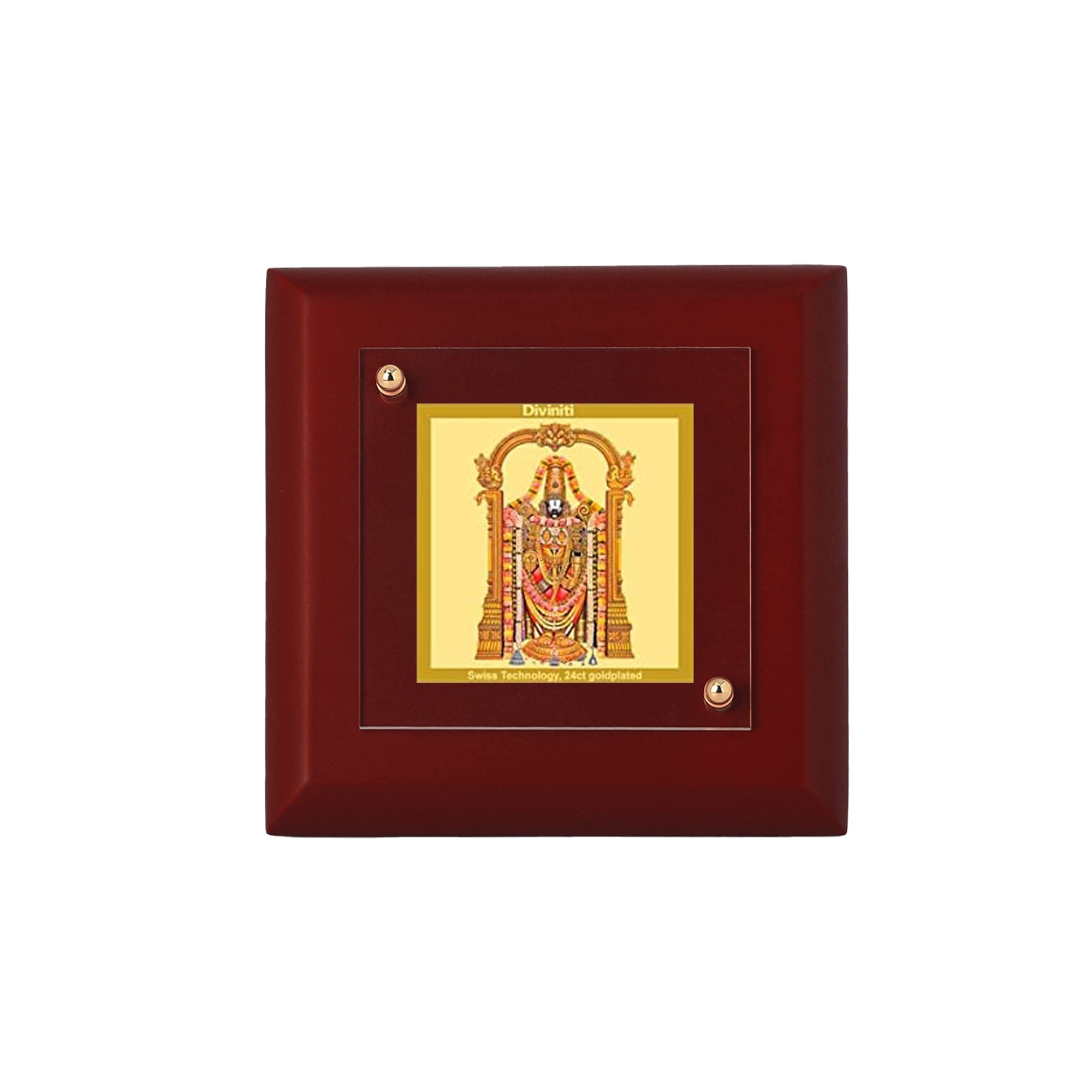 DIVINITI 24K Gold Plated Foil Tirupati Balaji Photo Frame For Home ...