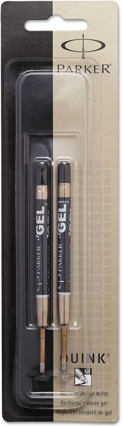 Parker Quink Flow Ball Pen Refill | Black Ink Color| Fine Tip| Quick ...