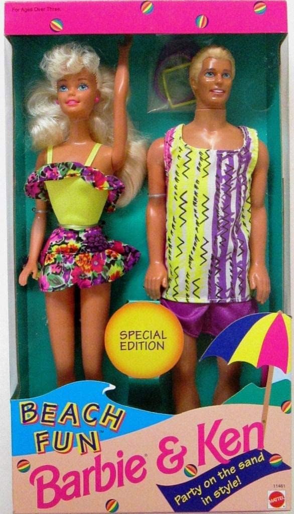 Beach Fun Barbie&Ken 2 Doll Giftset [Special Edition] : Amazon.com.au ...