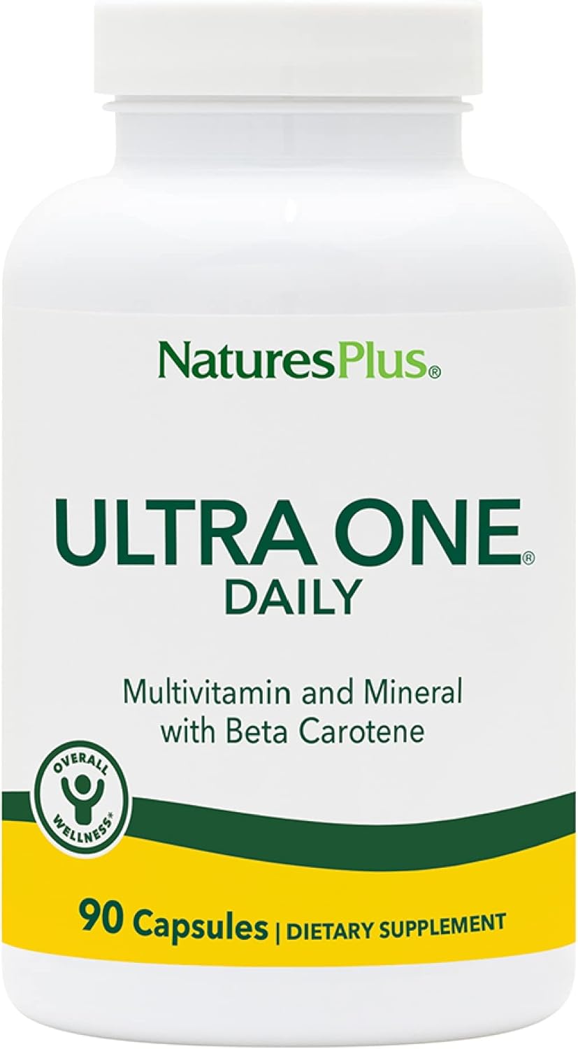 Amazon.com: NaturesPlus Ultra One - 90 Easy to Swallow Capsules - High ...