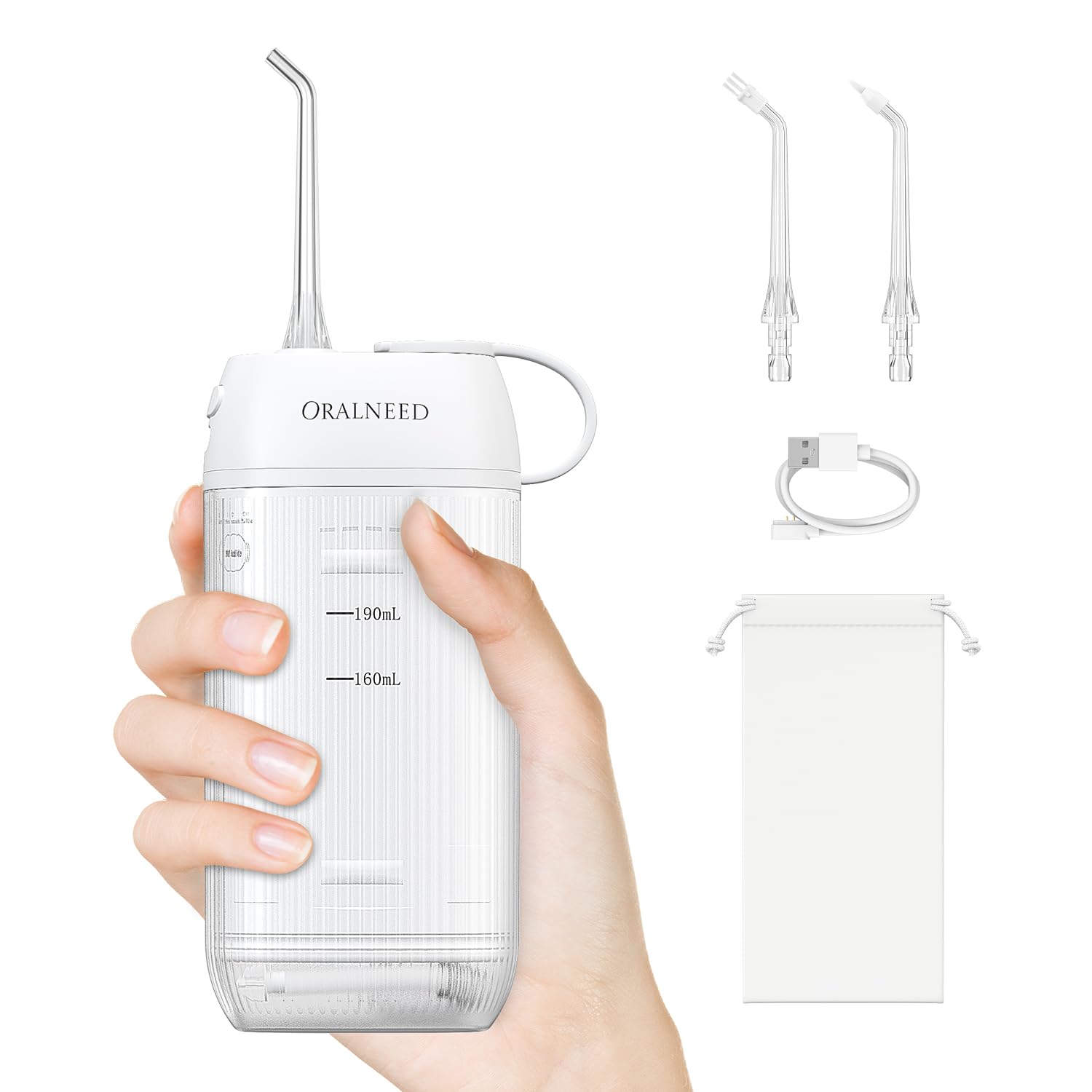 Amazon.com: Portable Travel Water Flosser for Teeth Cleaning with 3 ...