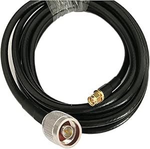 Amazon.co.jp: Jialan Store SMA Male to N Male Connector 5D-FB 50-5 Coaxial Cable Adapter Cable ...