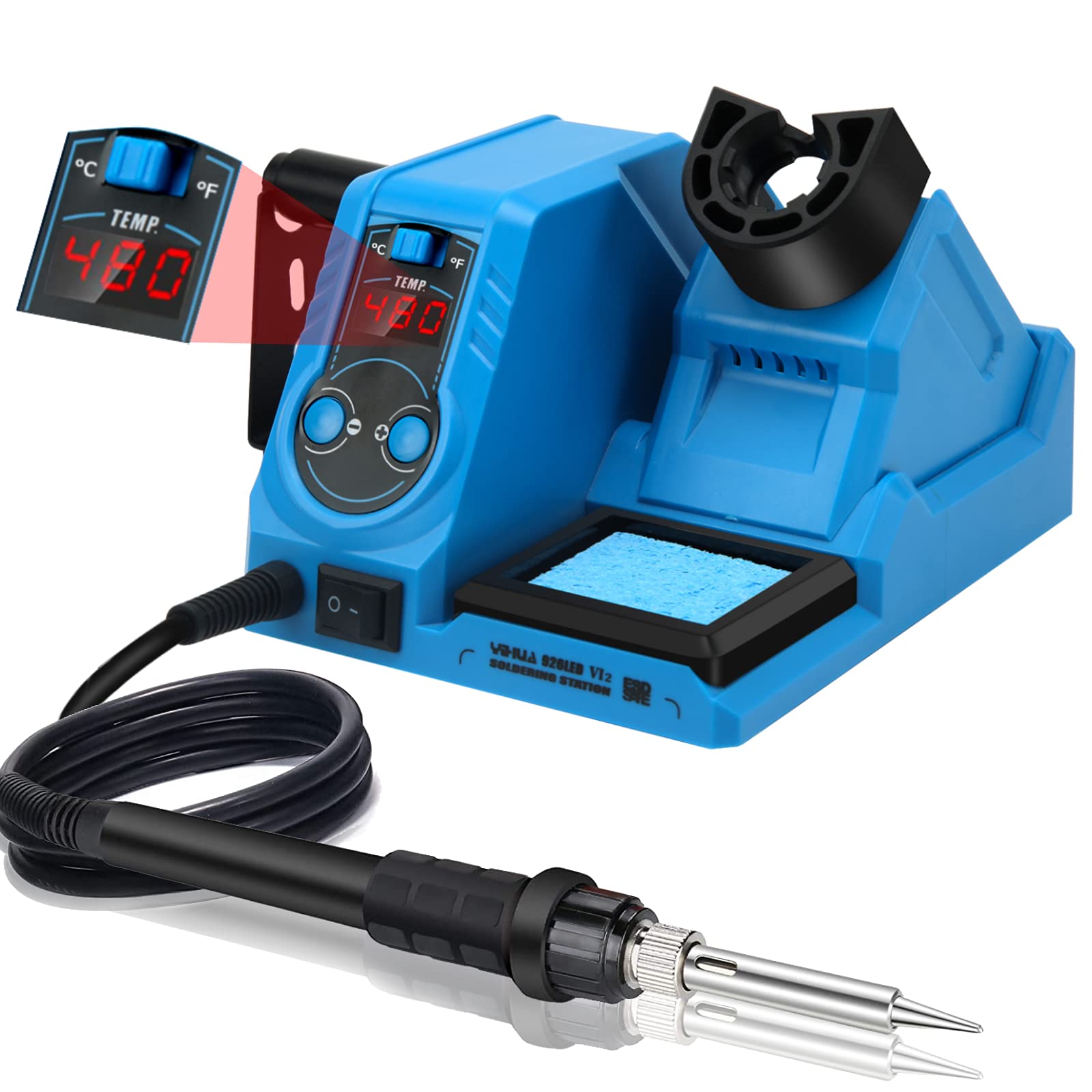 Buy Soldering Station, Nvlifa 130W Fast Heating Up Soldering kit with ...