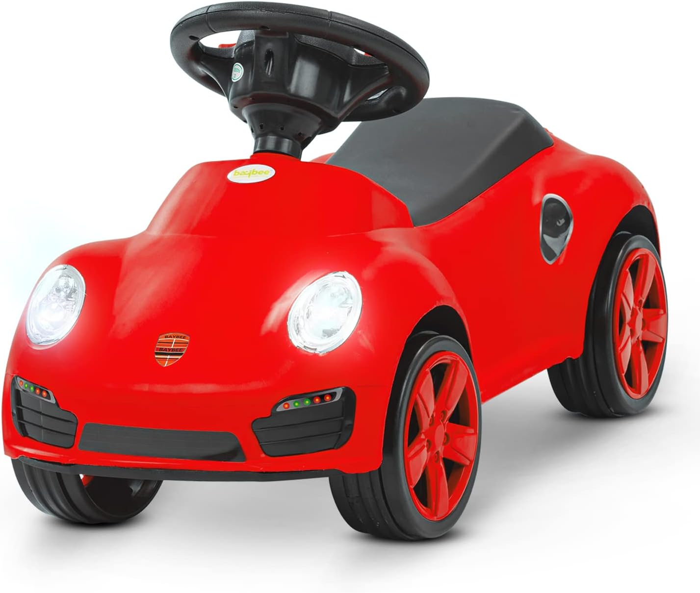 Baybee Bolt Baby Push Ride on Car for Kids | Portable Baby Car with LED ...