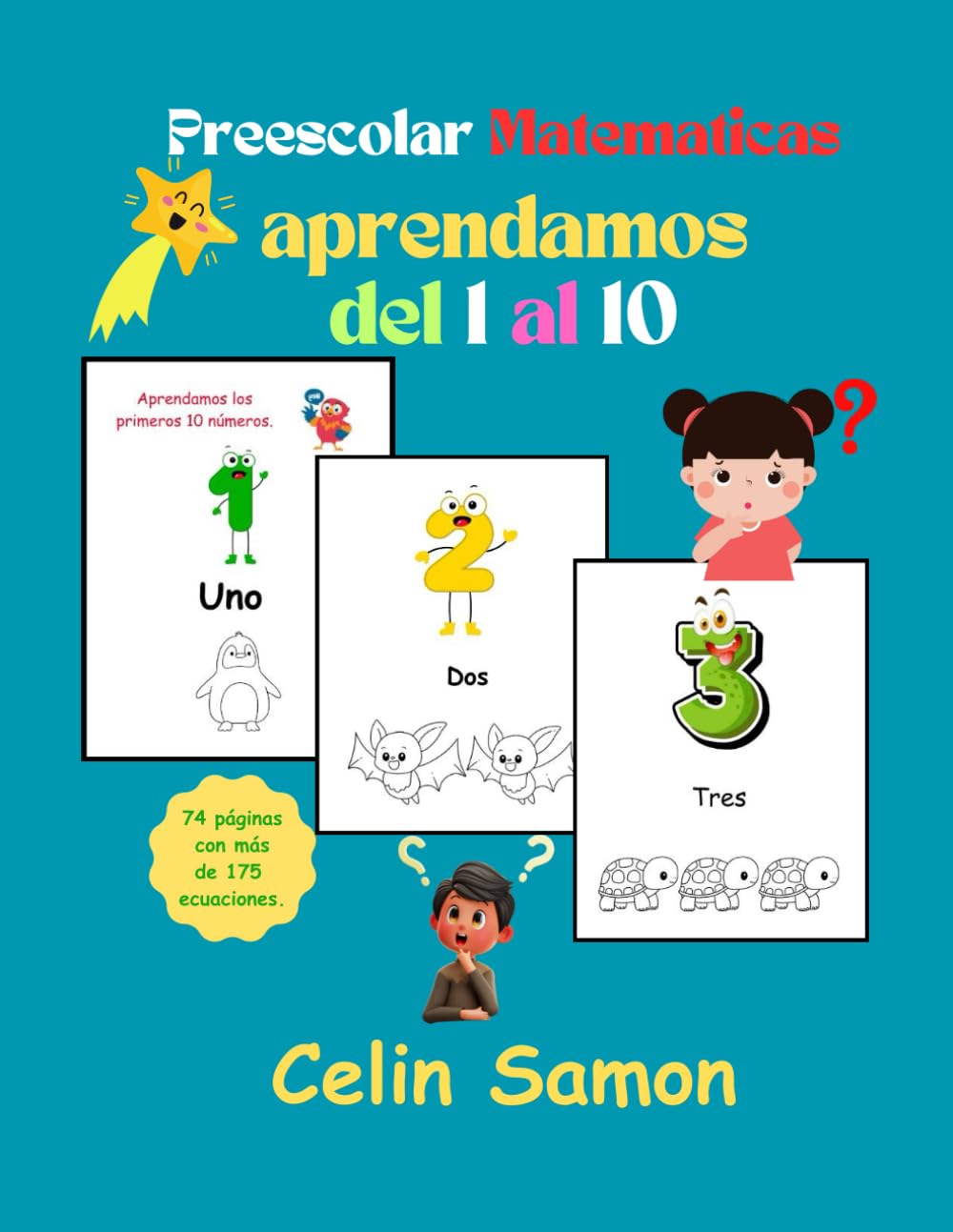 Amazon.com: Preescolar Matemáticas Aprendamos del 1 al 10: kínder ...