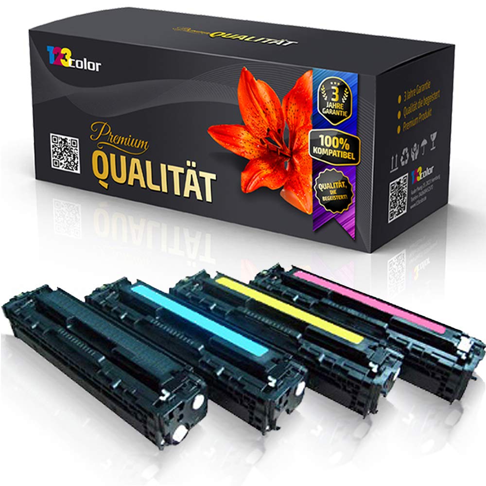 123color 4x Compatible Toner For Hp Color Laserjet Cp2020s Cp2024 ...