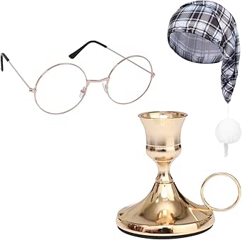 Amazon.com: Aislor Plaid Pajama Hat Night Sleeping Cap Bonnet with ...