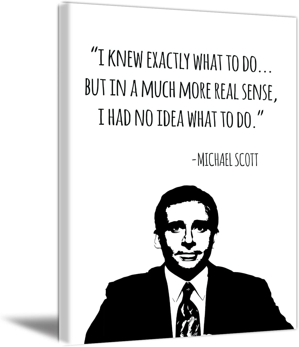 Michael Scott Office Quote Poster Inspirational Wall Australia | Ubuy