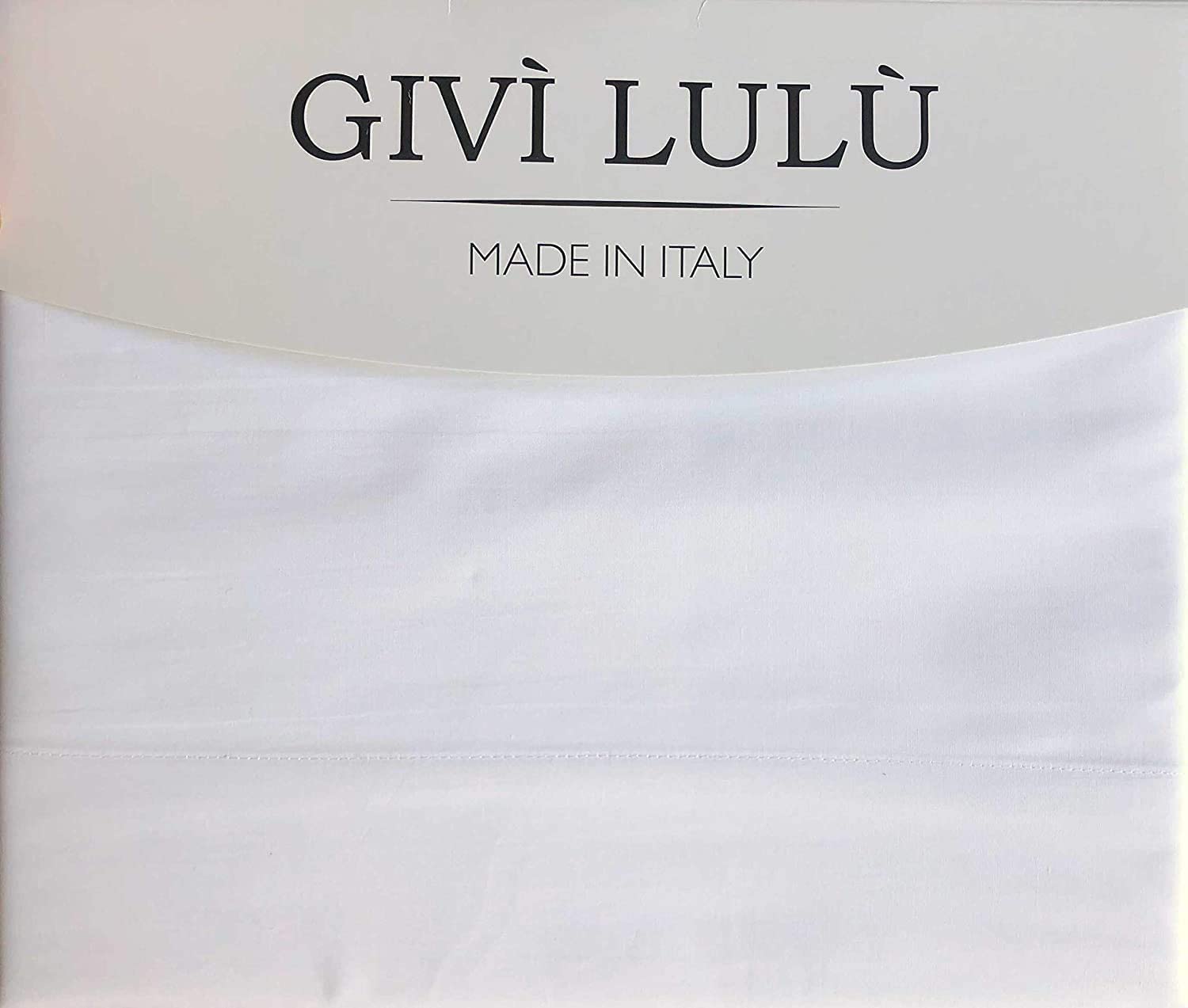 Amazon.com: Givi Lulu Italy 4pc Sheet Set Solid White with Multiple ...
