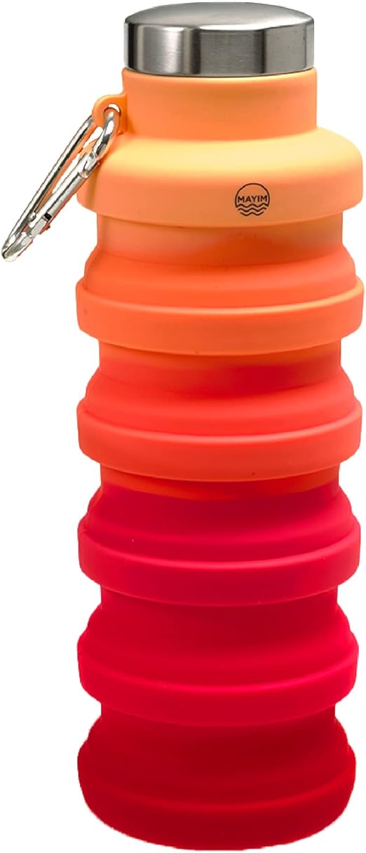Amazon.com: Mayim Collapsible Carabiner Bottle | Reusable BPA Free ...