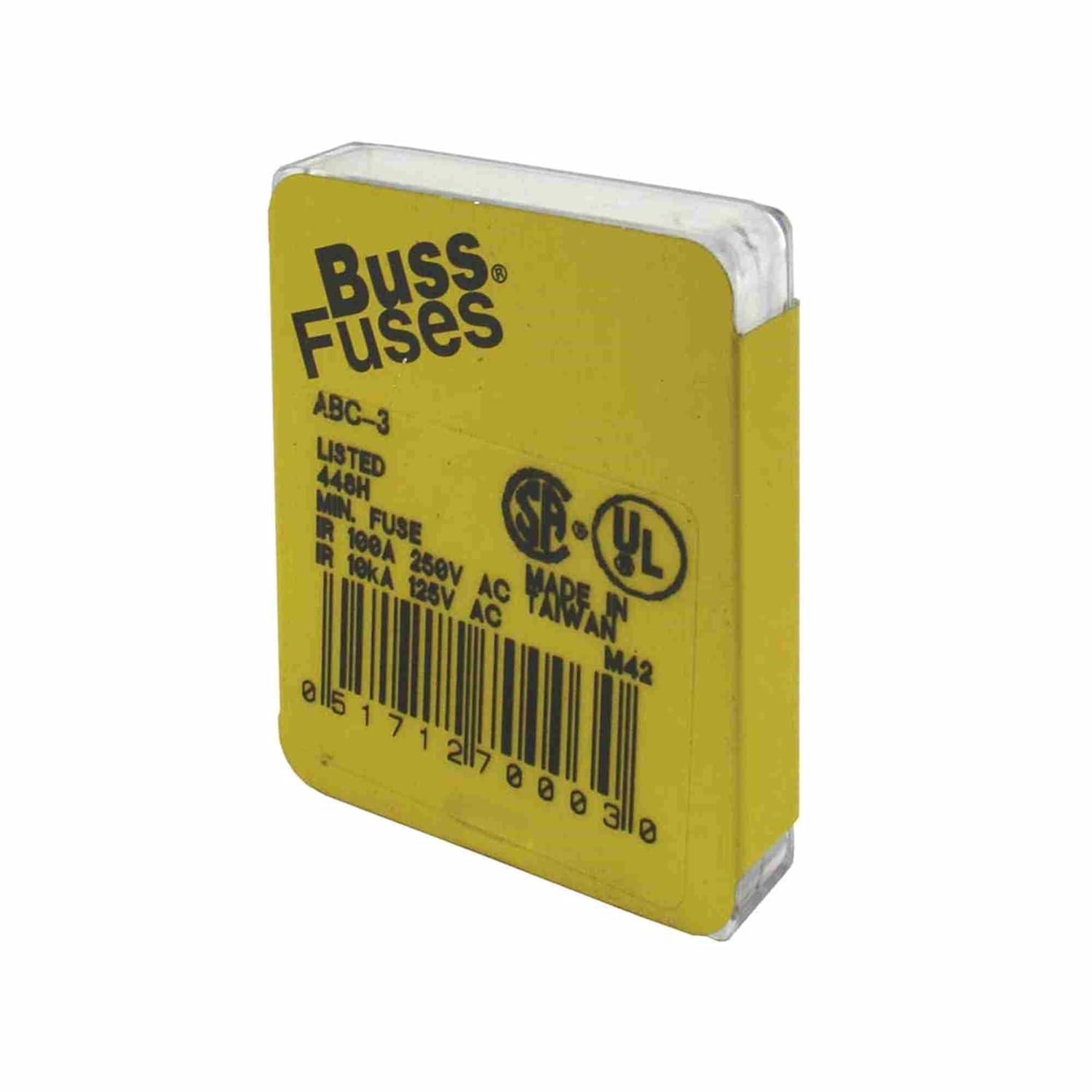 Cooper Bussman ABC-2-R: ABC 2A Buss FA 5-in Box -R: Cartridge Fuses ...