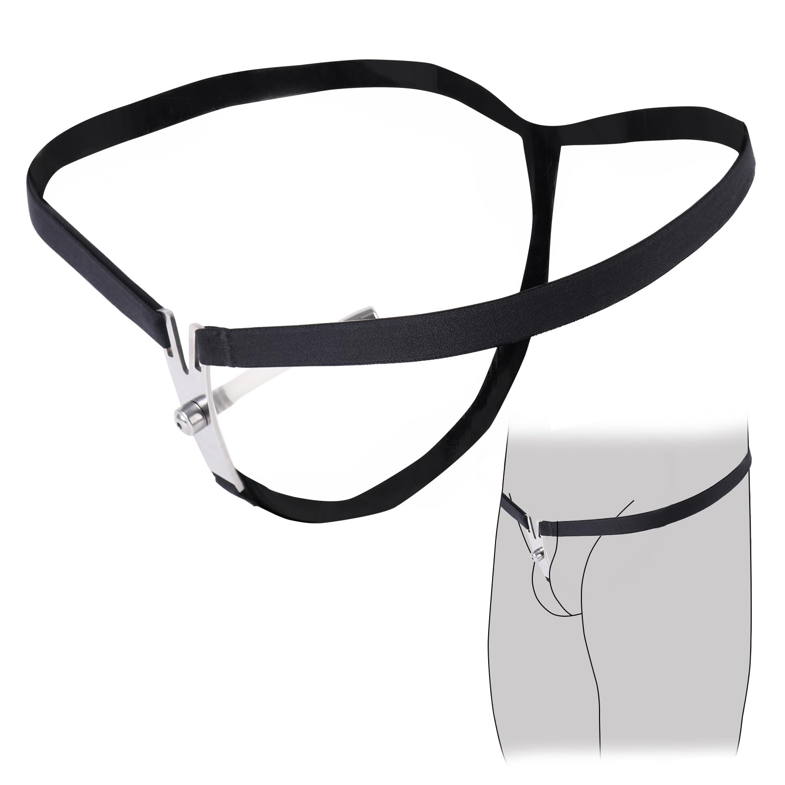 Buy Male Chastity Belt Device Sex Toys BDSM Bondage Set, Flying-V Male ...