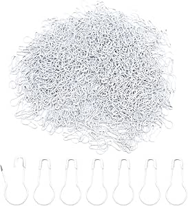 Amazon.com: Hocansen 1000 Pcs Safety Pins Safety Bulb Pins for Crafts Metal Knitting Pins ...