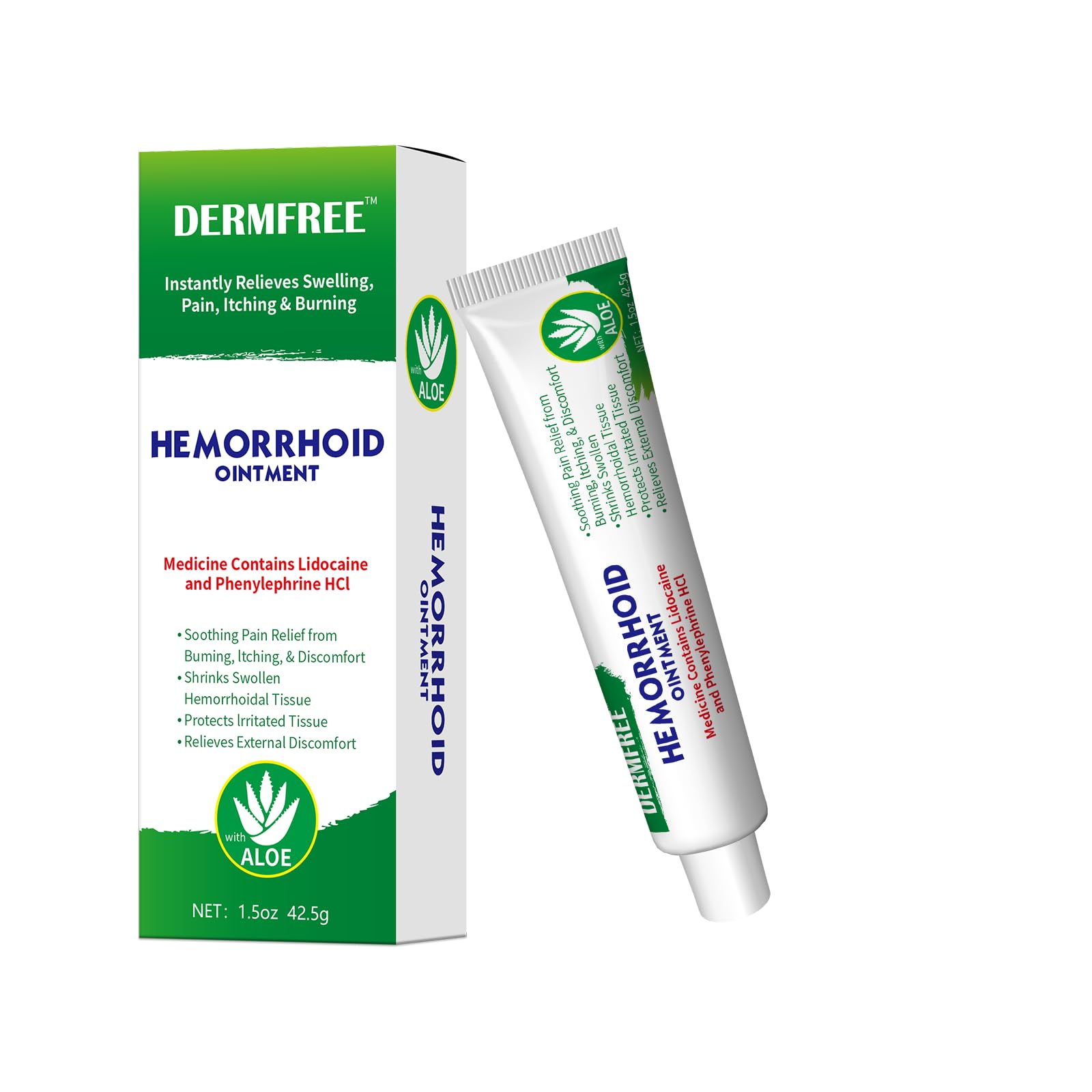 Amazon.com: DERMFREE Hemorrhoid Treatment,Hemorrhoid & Fissure Ointment ...
