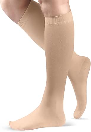 Amazon.com: NEENCA 20-30 mmHg Compression Socks for Women, Medical ...
