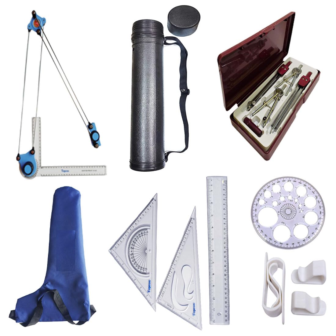 Engineering Combo Premium Mini Drafter Deluxe Sheet Container 5 Parts ...