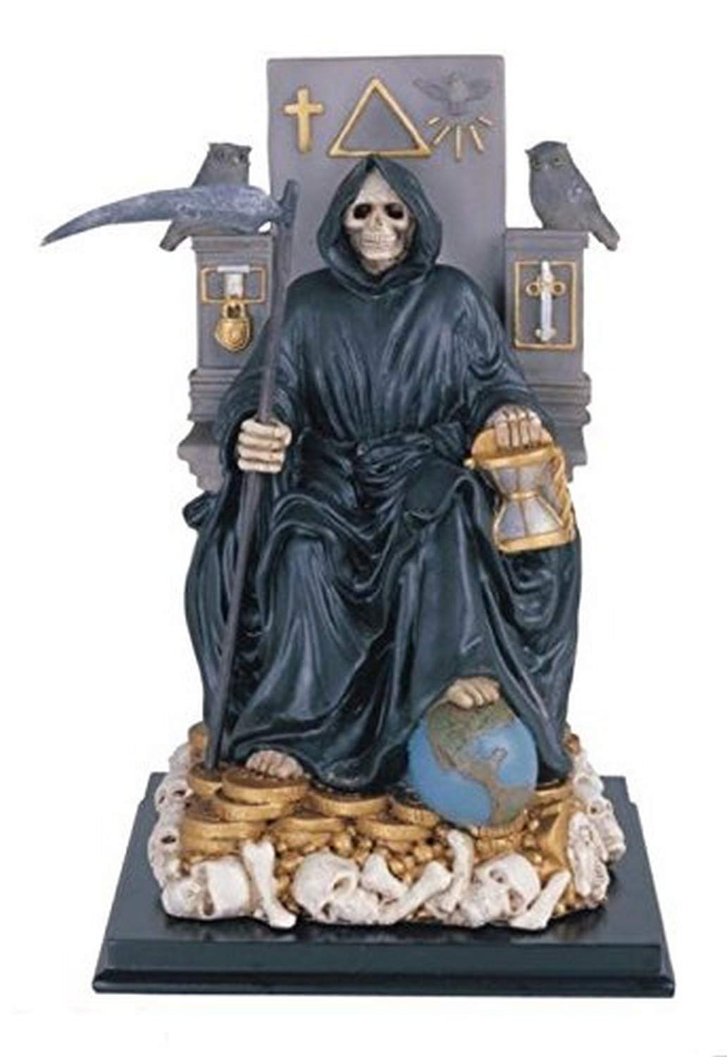 Amazon.com: StealStreet Sitting Black Santa Merete Saint Death Grim ...