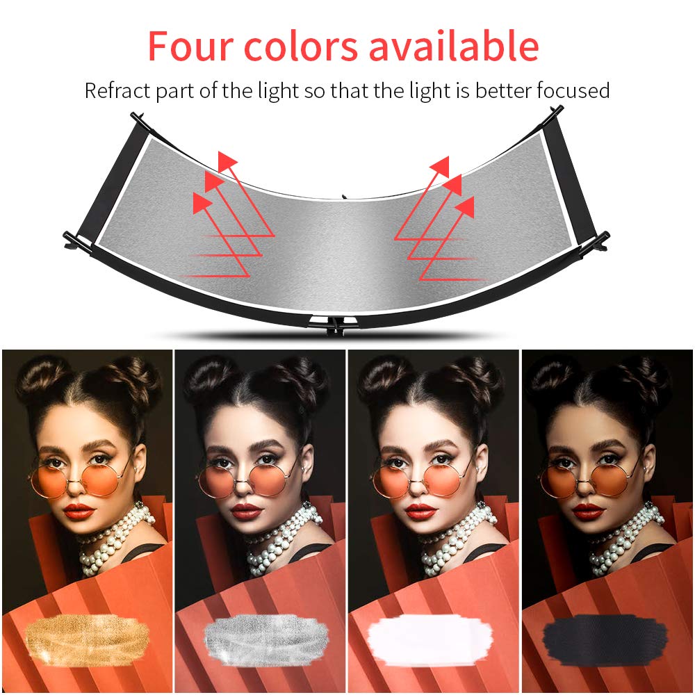 Buy Kshioe Clamshell Light Reflector/Diffuser for Studio and ...