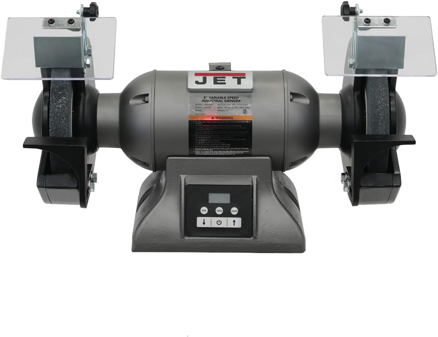 JET 8-Inch Variable-Speed Industrial Buffer, 1 HP, 1Ph 115/230V (Model ...