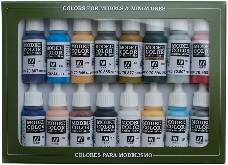 Vallejo Model Color American Civil War Acrylic Paint Set - Assorted ...