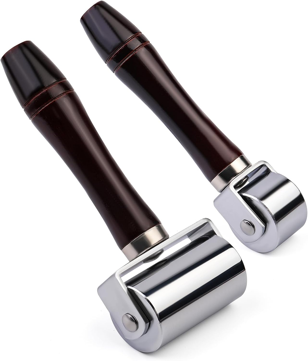 Amazon.com: Mnuizu 26 mm+ 60mm Leather Press Edge Roller, Wooden Handle Leather Rolling Craft ...