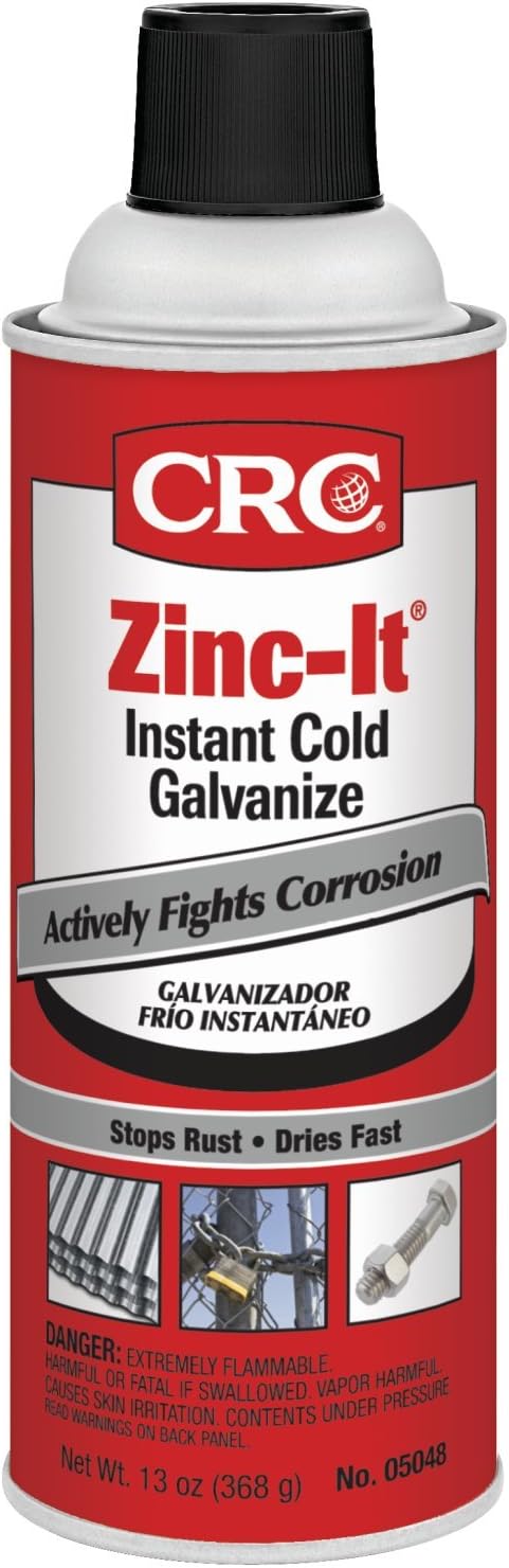 CRC Industries 05048 Instant Cold Galvanize Zinc Rich Galvanize Coating ...