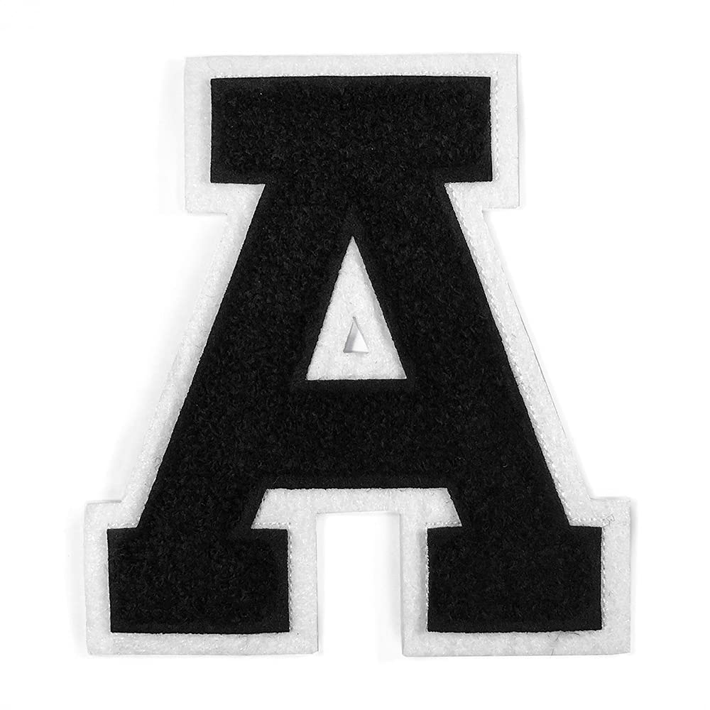 Snapklik.com : Letter A - Chenille Stitch Varsity Iron-On Alphabet ...