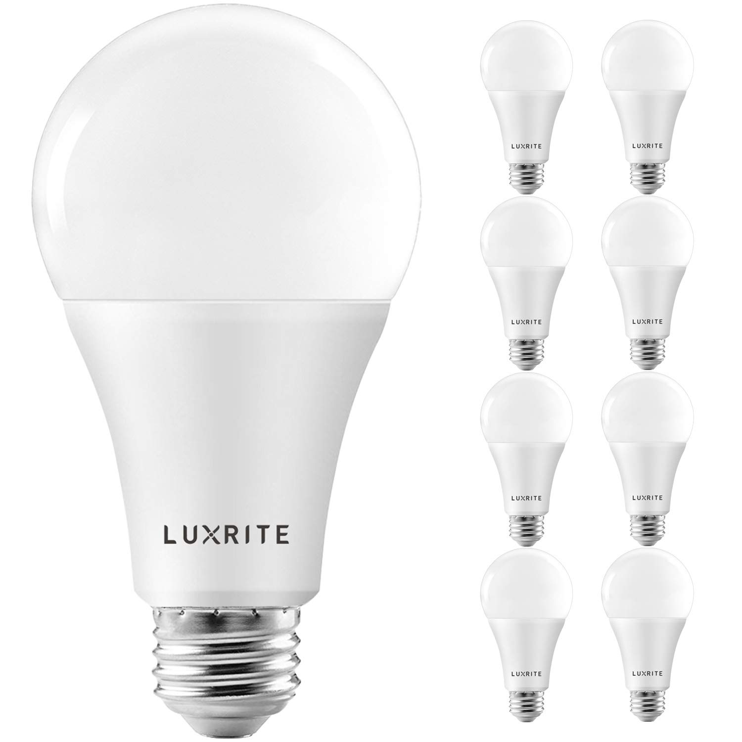LUXRITE A21 LED Bulbs 150 Watt Equivalent, 2550 Lumens, 2700K Warm ...